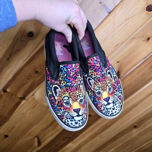 Lisa Frank | Shoes | Lisa Frank Hunter Leopard Slip On Shoes Sneakers ...